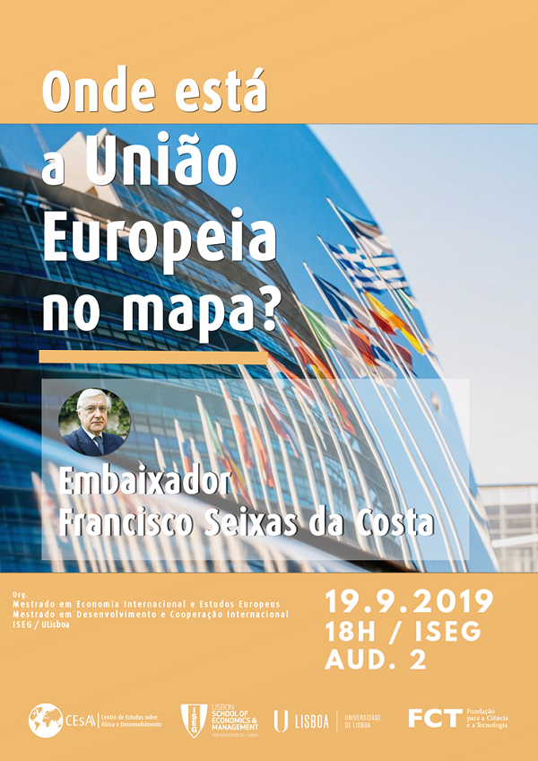 Palestra | Onde está a União Europeia no Mapa? - ISEG