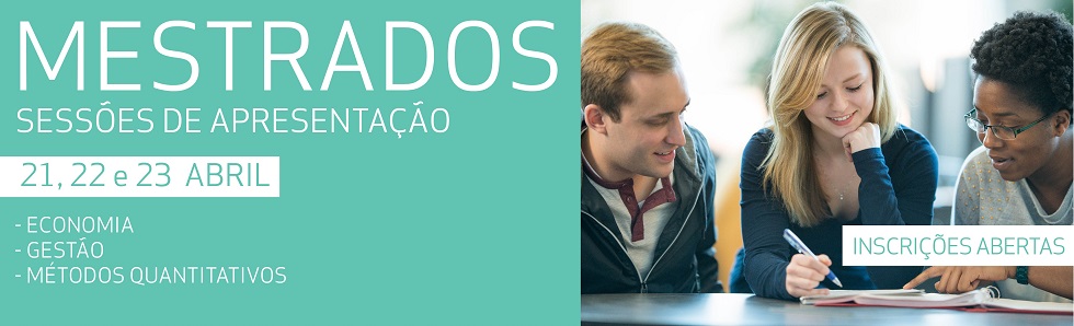 Semana dos Mestrados | Sessões de Apresentação - ISEG
