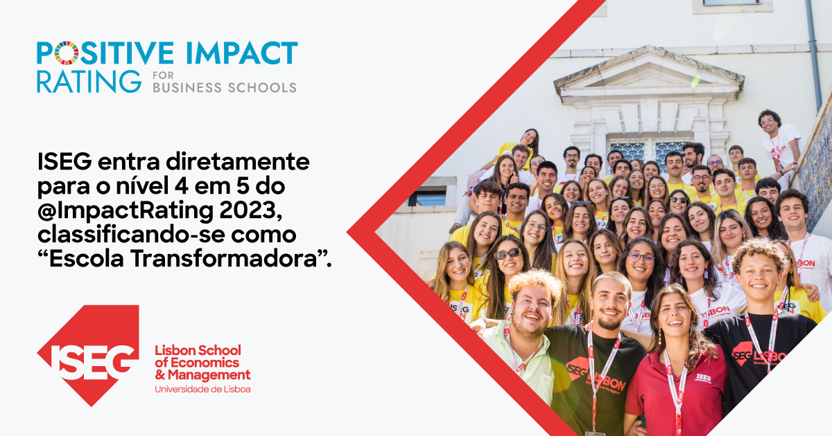ISEG ranked as a Transformational School in the Positive Impact Rating ...