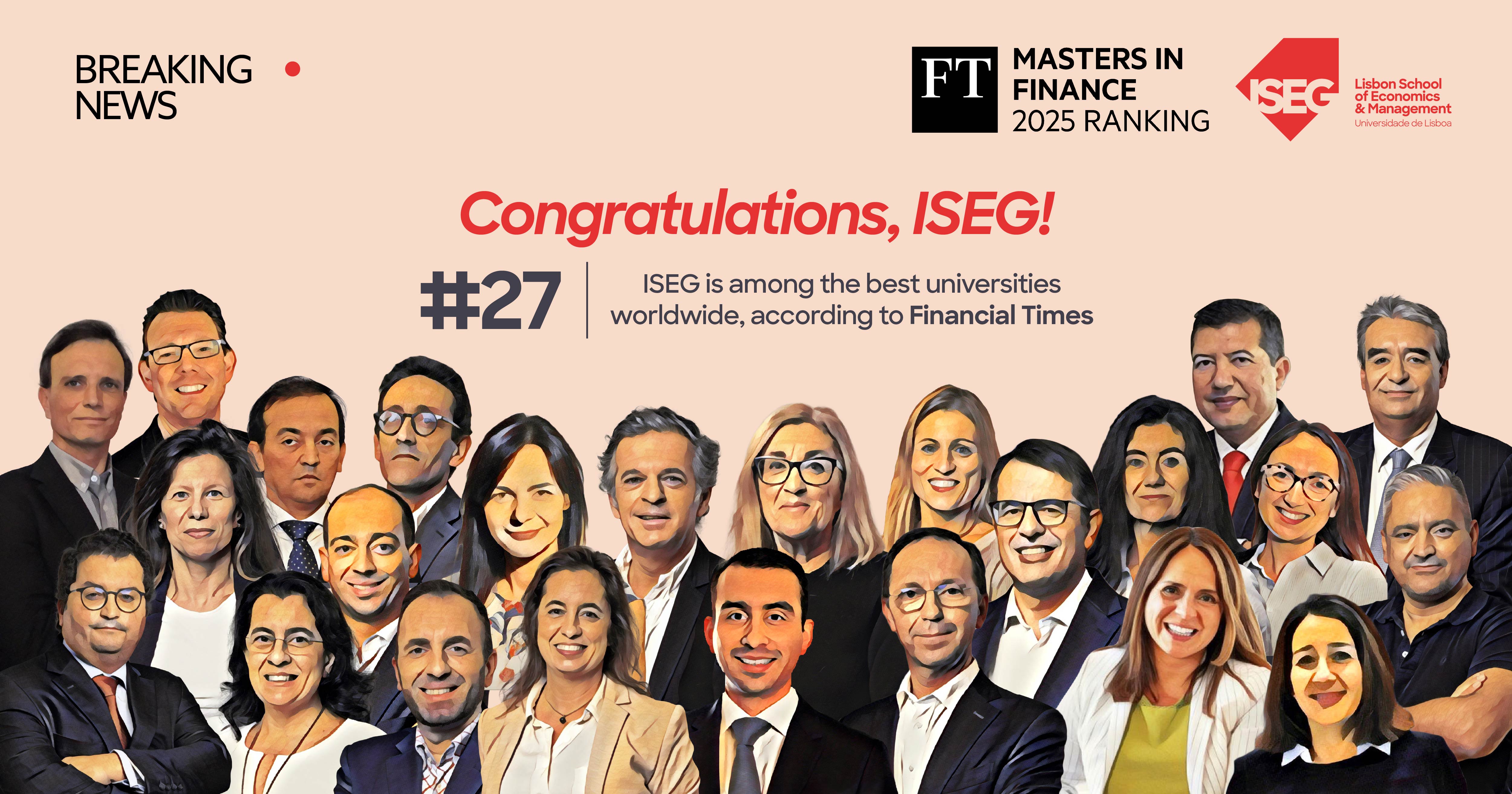 MSc in Finance do ISEG reforça posição no Top 30 do ranking do ...